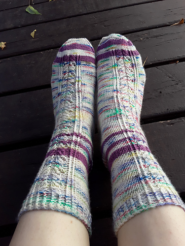 Ravelry: Bonneville Shoreline Socks pattern by Hygge Canyon Knits