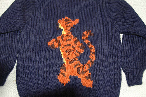Ravelry: Tigger Coming & Going Sweater pattern by Leisure Arts