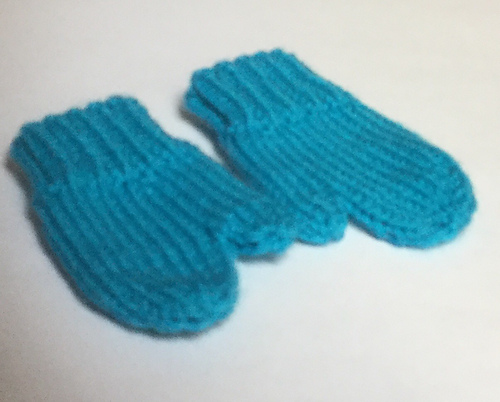 Ravelry: Joan's Magic Loop Doll Mittens pattern by Joan Duquette