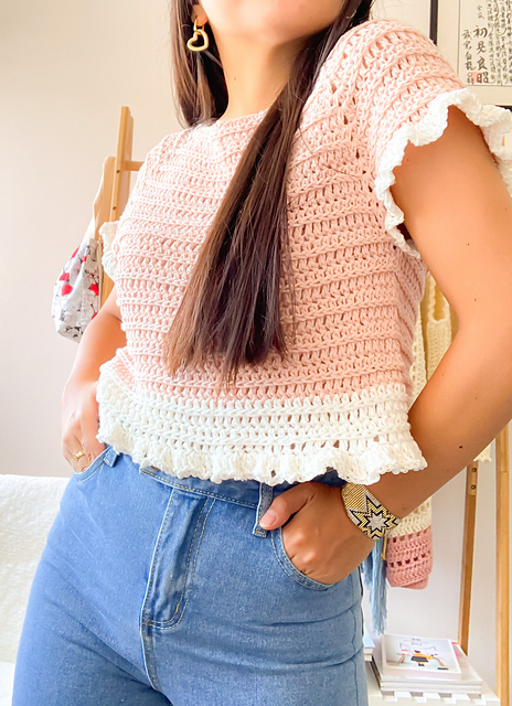 Ravelry: Top Venus pattern by Francesca Vio Rojas