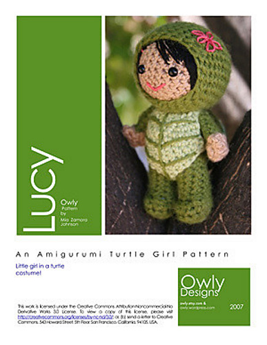 Ravelry: Lucy in a turtle costume pattern by Mia Zamora Johnson
