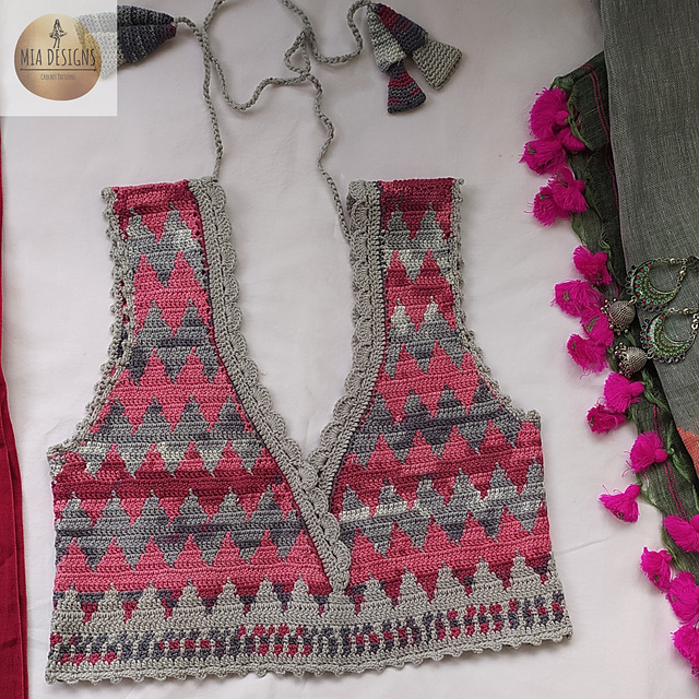 Ravelry: Chevron blouse pattern by Komal Raj