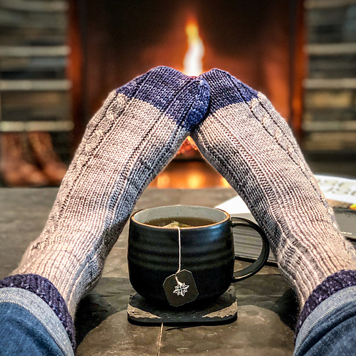 Ravelry: Stormy Weather DK Sock pattern by Michael Seelbach