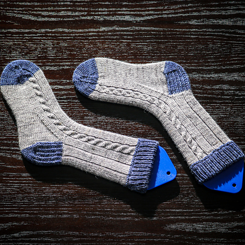 Ravelry: Stormy Weather DK Sock pattern by Michael Seelbach