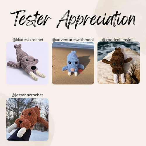 Ravelry: Webber the Walrus pattern by Michelle's Knotty Creations