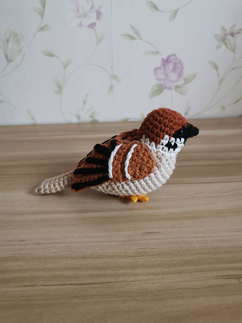 Ravelry: Eurasian Tree Sparrow pattern by Midnight Silva