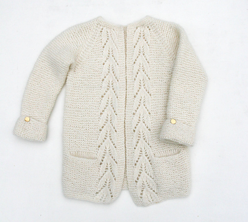 Ravelry: Mammas bladrillejakke // Moms garter leaves jacket pattern by ...