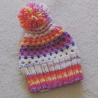 Ravelry: MilkTeaCup's Original :: Waffle Hat