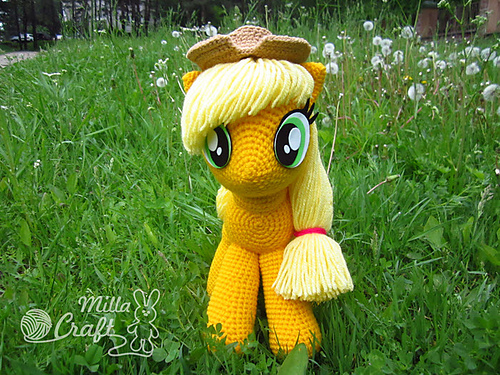 Ravelry: Applejack from My Little Pony pattern by Milla Craft