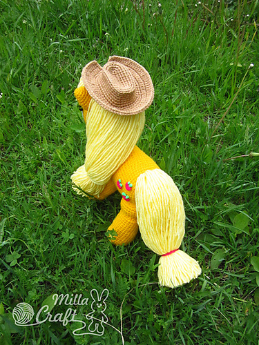 Ravelry: Applejack from My Little Pony pattern by Milla Craft