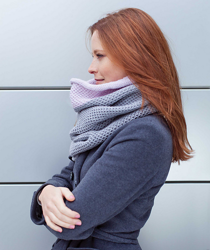 Ravelry: Bia Roll Edge Cowl pattern by MillaMia Sweden