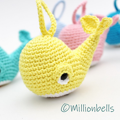 Ravelry: Whale Keychain Ornament Charm pattern by Millionbells