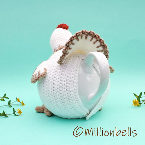 Ravelry: Chicken Tea Cosy Animal Teapot Cozy Easter Spring pattern by ...