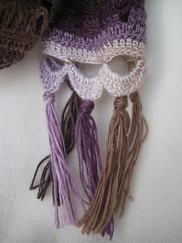 Ravelry: Easy Spider Web Scarf pattern by Millionbells