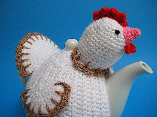 Ravelry: Chicken Tea Cosy Animal Teapot Cozy Easter Spring pattern by ...