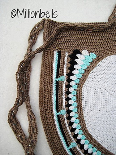 Ravelry: Yin Yang Purse Tote Bag pattern by Millionbells
