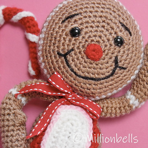 Ravelry: Gingerbread Man Amigurumi Doll Christmas pattern by Millionbells