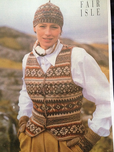 Ravelry: #05 Woman's Fair Isle Vest pattern by Lori Ihnen
