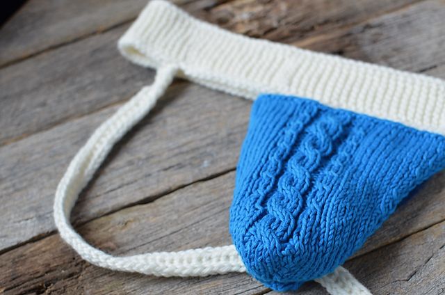 Ravelry: Cable Knit Jockstrap pattern by min chai
