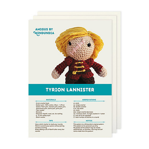 Ravelry: Tyrion pattern by Anabel Catalan