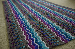 Ravelry: Whispering Waves Afghan pattern by Yay For Yarn Patterns