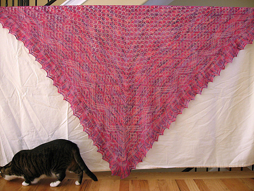 Ravelry: Shaped Triangle pattern by Katie Nagorney and Ann Swanson