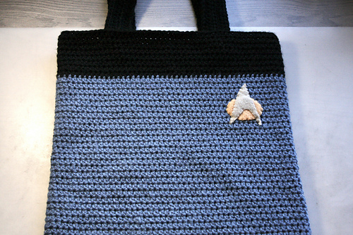 Ravelry: Star Trek: TNG Uniform Bag pattern by Miranda Henderson