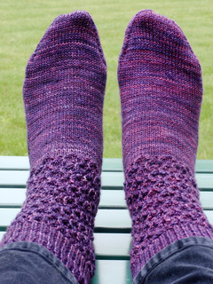 Ravelry: Mireille7's Flashdance socks