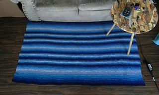 Ravelry: CraftyTrainer's Ocean Currents Rug