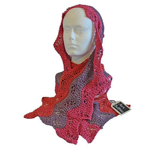 Ravelry: Japanese Feather Reversible pattern by Mrs Buttons