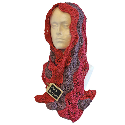 Ravelry: Japanese Feather Reversible pattern by Mrs Buttons