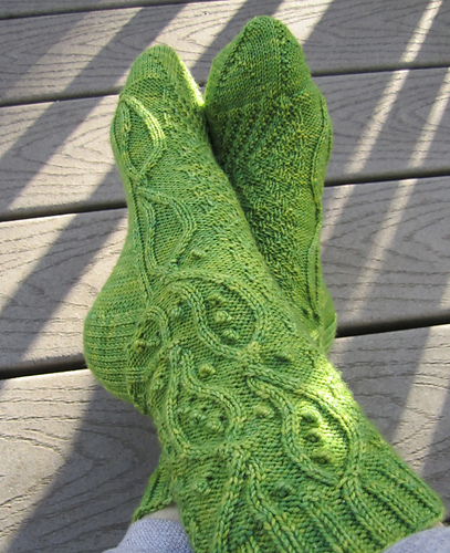 Ravelry: Fall Mystery Sock pattern by verybusymonkey
