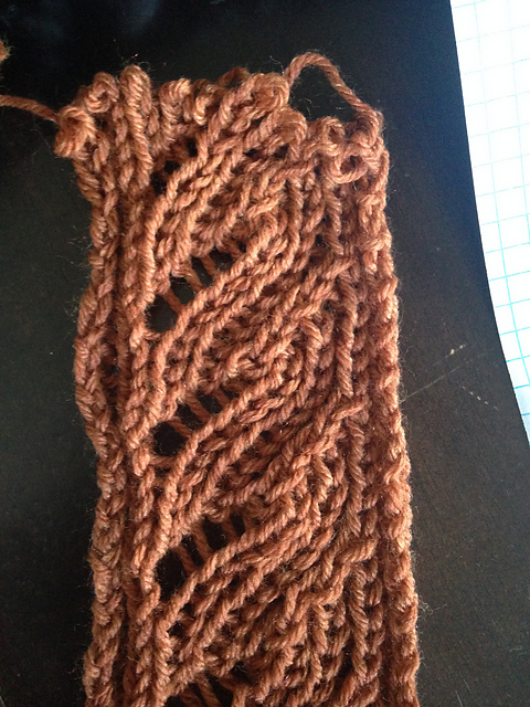 Ravelry: MissMnBK's Russian cable weaves