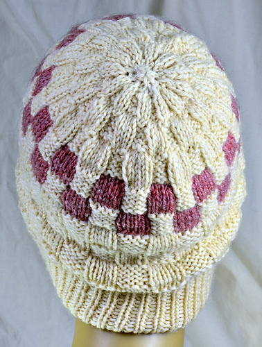 Ravelry: Checkerboard Slouch Hat pattern by Sara Setters