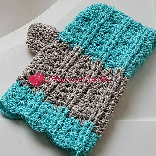 Ravelry: Vintage Lace Shells Bath Mitt pattern by Mistie Bush