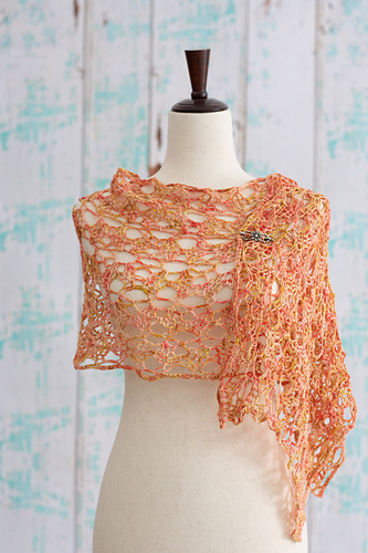Ravelry: Amber Rose Wrap pattern by Mistie Bush