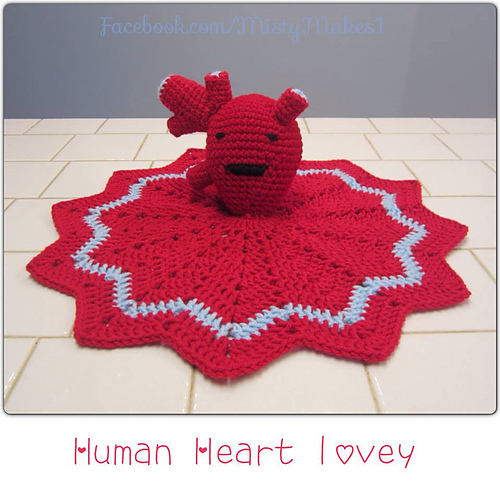 Ravelry: Human Heart Lovey pattern by Misty Makes