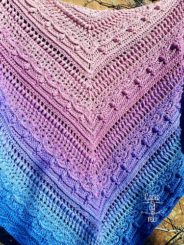 Ravelry: Ines shawl / Chusta Ines pattern by Monika Marek