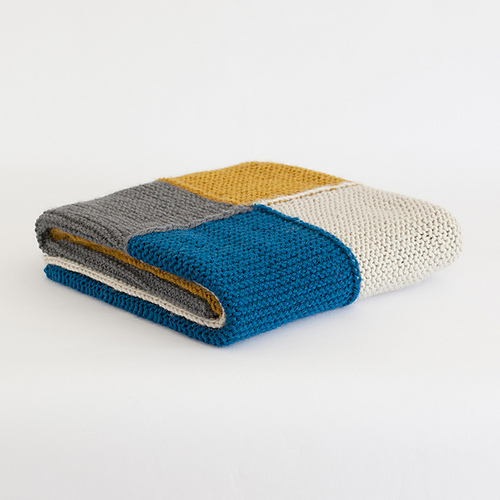 Ravelry: Wee Cabin Blanket pattern by The Woven Co