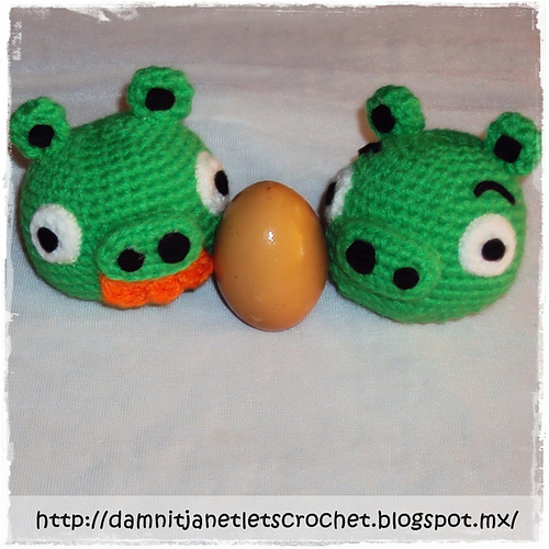 Ravelry: Angry Bird The Green Pig pattern by kokopenguin
