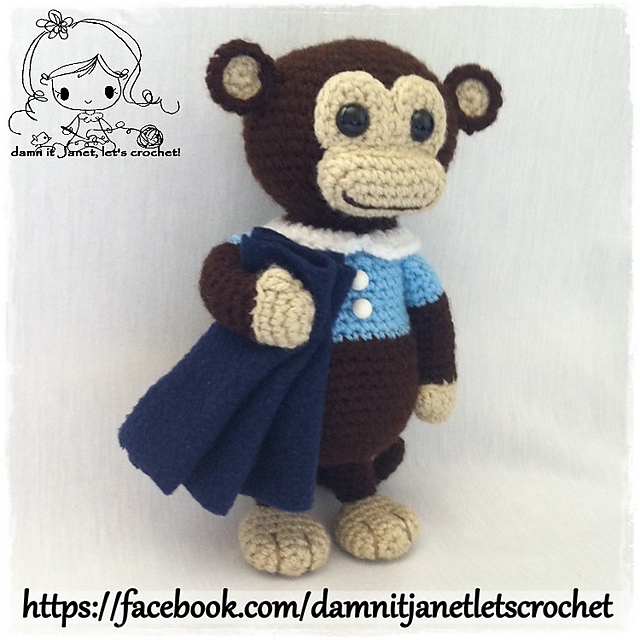 Ravelry: Bedtime Monkey Plushie pattern by Janet Carrillo