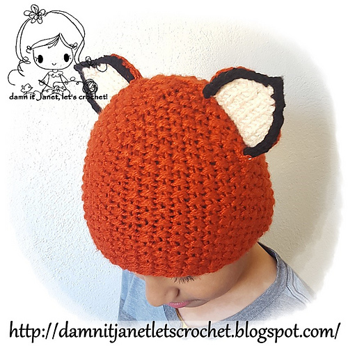 Ravelry: Fox Beanie pattern by Janet Carrillo