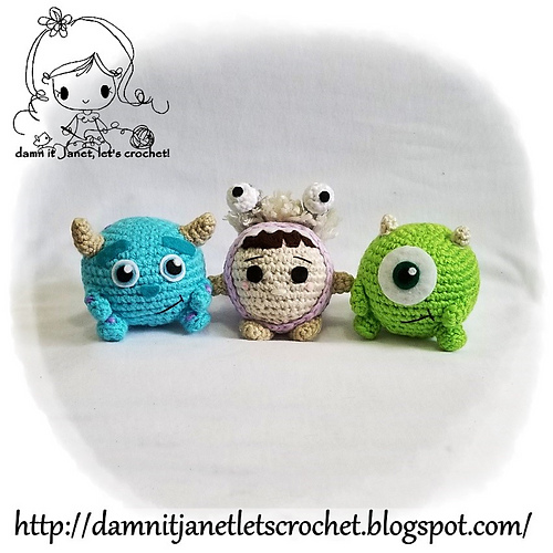 Ravelry: Round Plush Boo pattern by Janet Carrillo