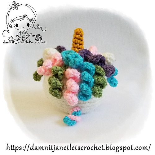 Ravelry: Round Plush Unicorn pattern by Janet Carrillo