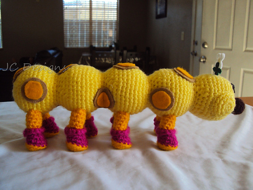 Ravelry: Mario Bros. Wiggler pattern by Janet Carrillo