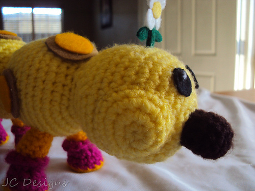 Ravelry: Mario Bros. Wiggler pattern by Janet Carrillo