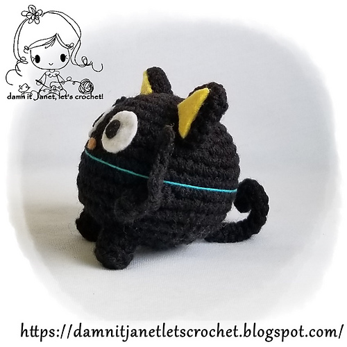 Ravelry: Round Plush Chococat pattern by Janet Carrillo