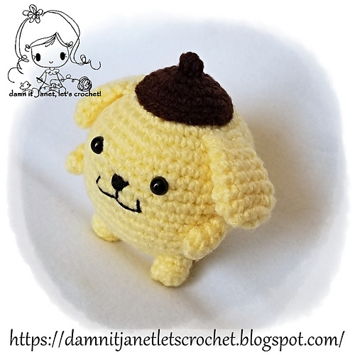 Ravelry: Round Plush Pompompurin pattern by Janet Carrillo