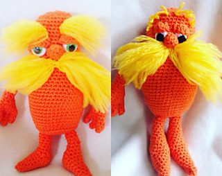 Ravelry: Lorax Inspired Amigurumi pattern by meaghan maracle