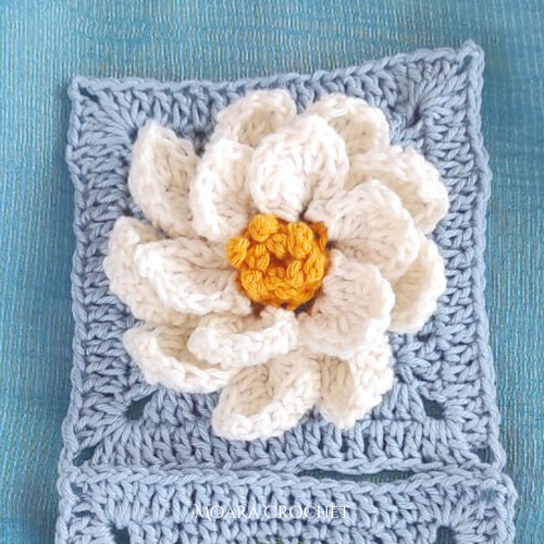 Ravelry: Water Lily Granny Square pattern by Roseanna Murray